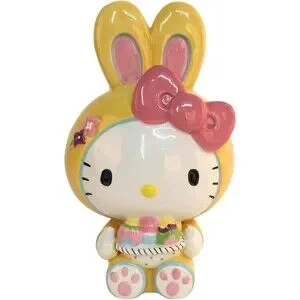 Blue Sky Clayworks | Holiday | Hello Kitty Yellow Easter Bunny Figurine ...